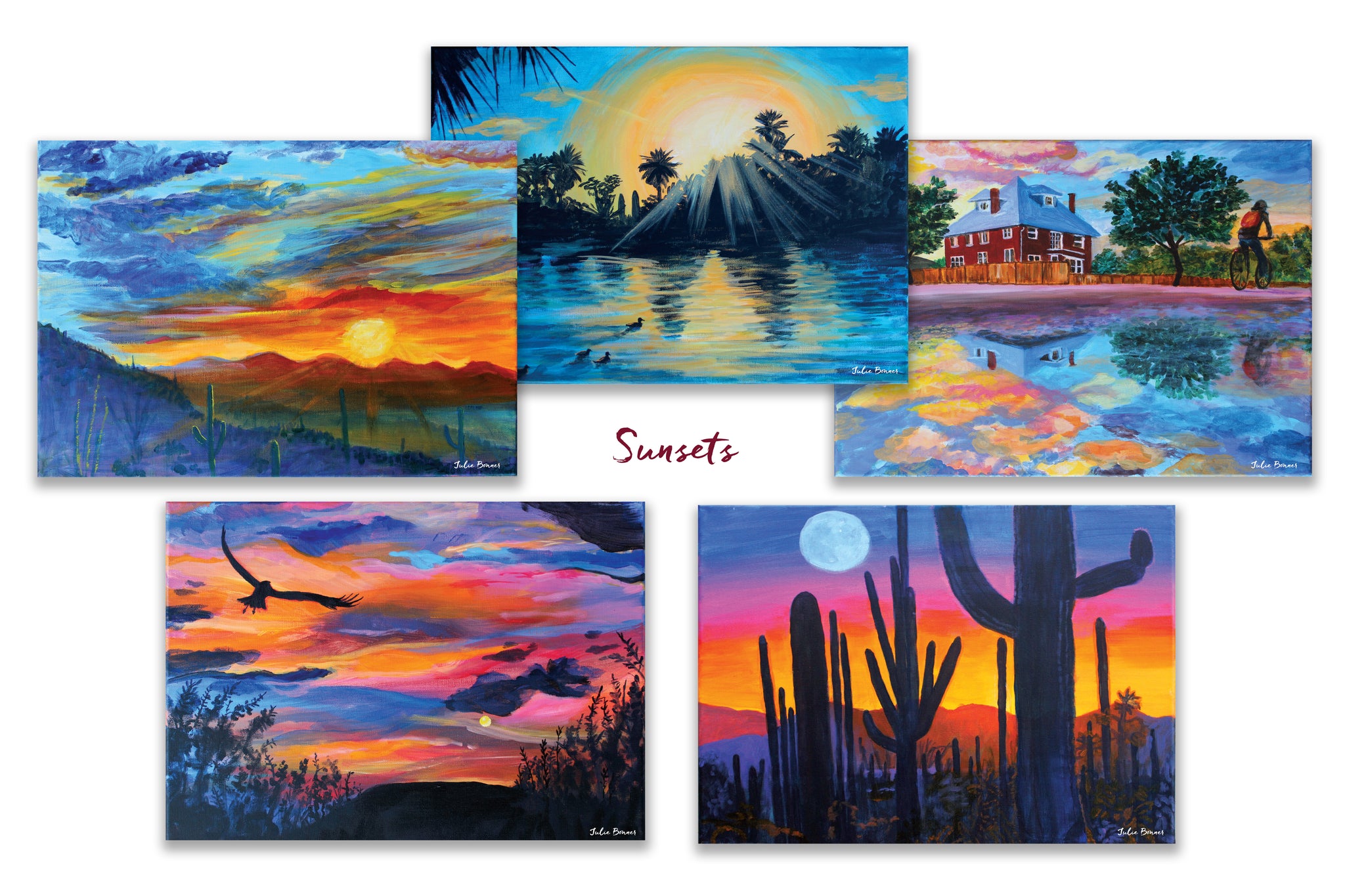 Desert Sunsets Assorted Greeting Cards – Julie Originals